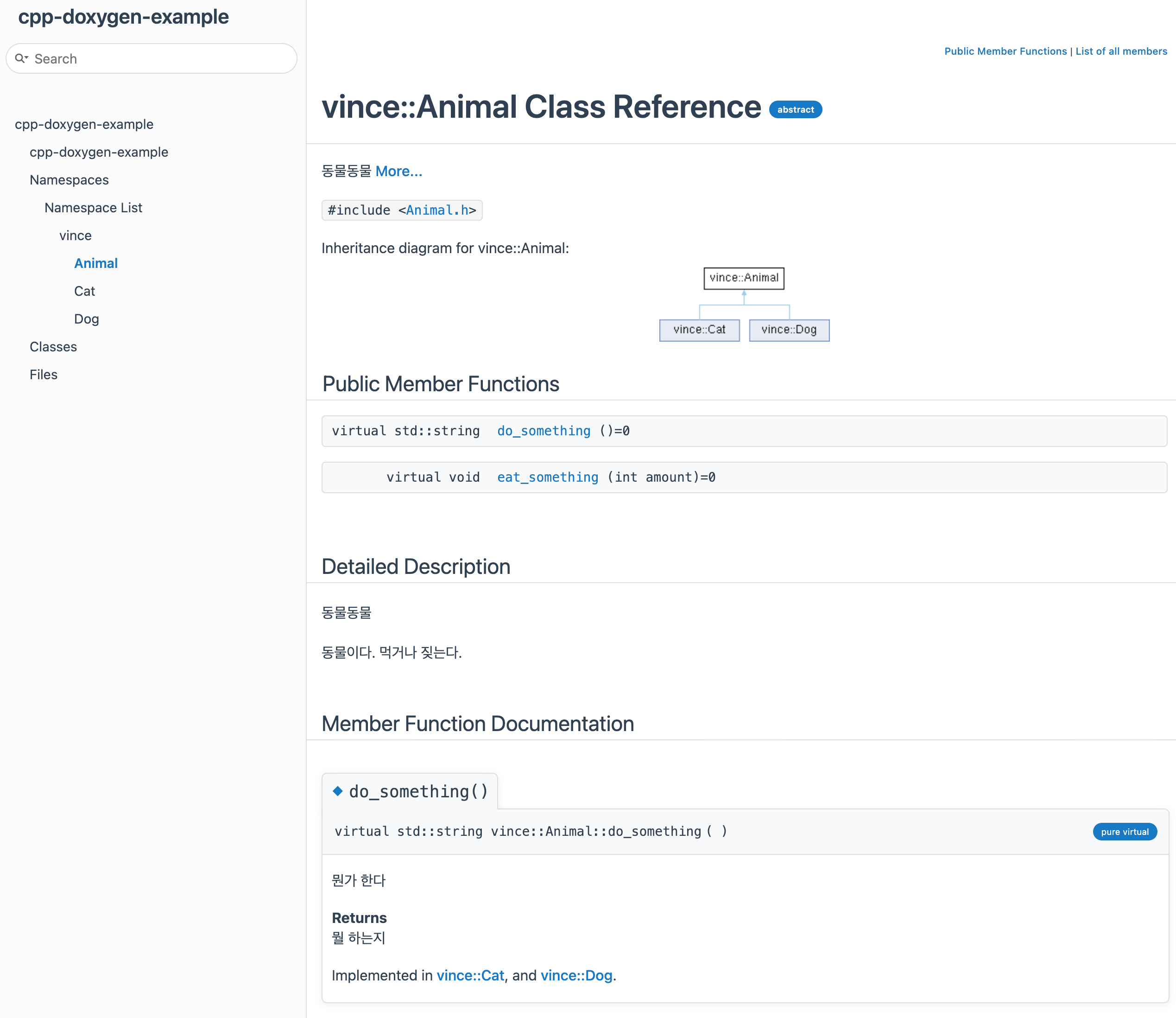 doxygen 사용법, github pages로 배포하기